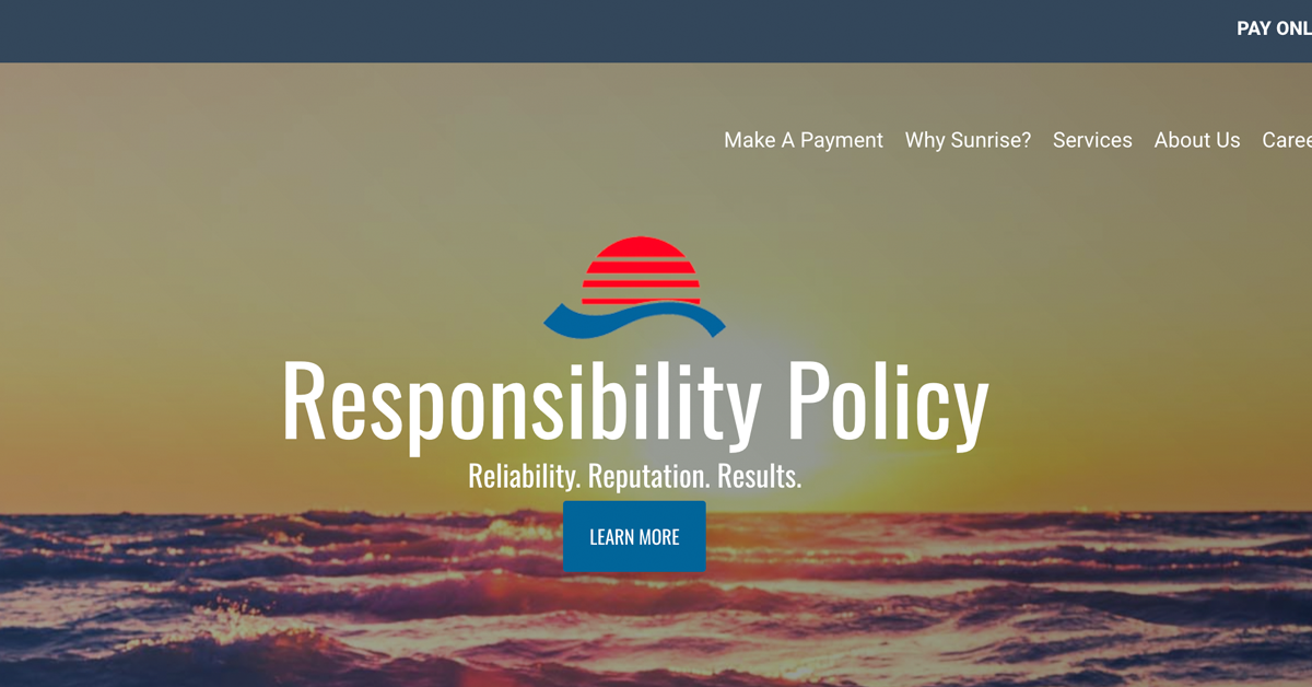 Responsibility Policy